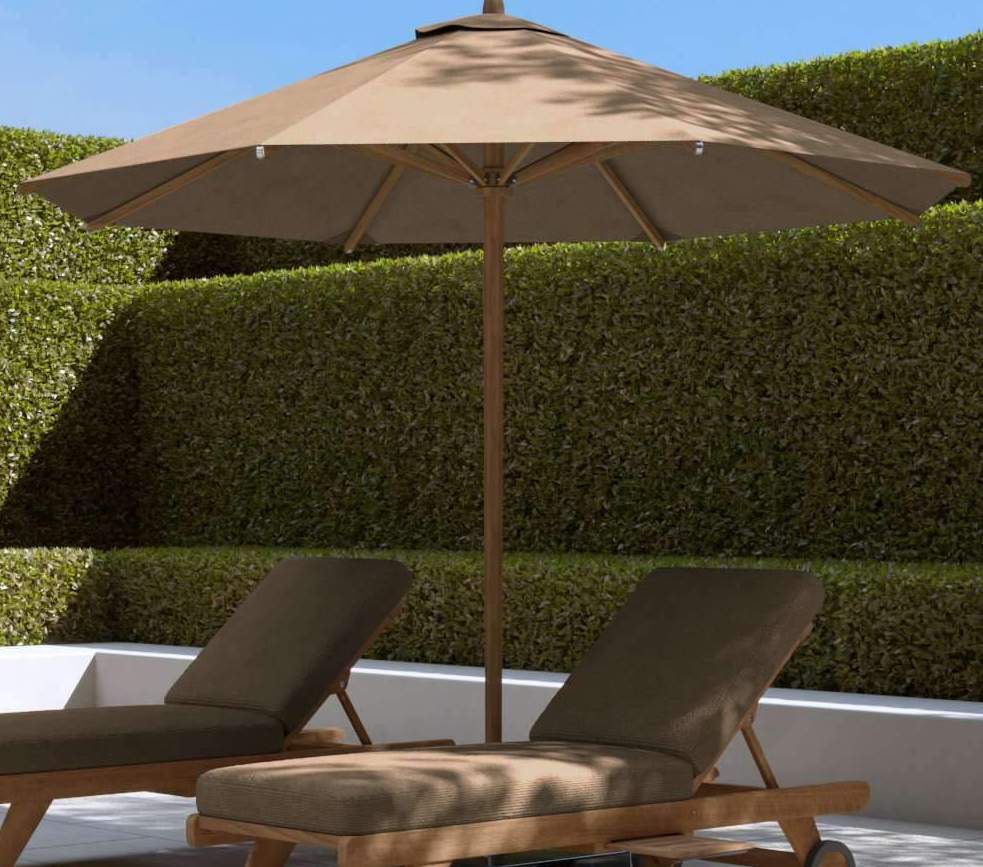 High Quality Garden Parasols & Umbrellas | Chic Teak