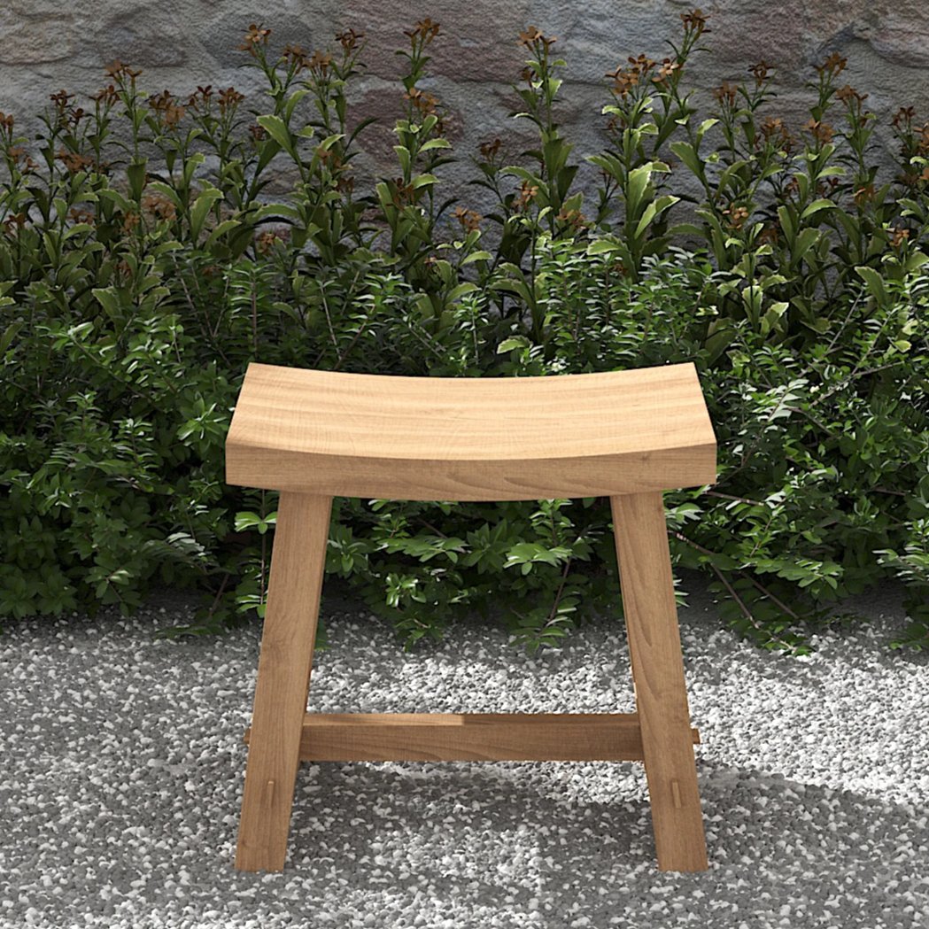 Rectangular Teak Stool or Side Table | 10 Year Guarantee